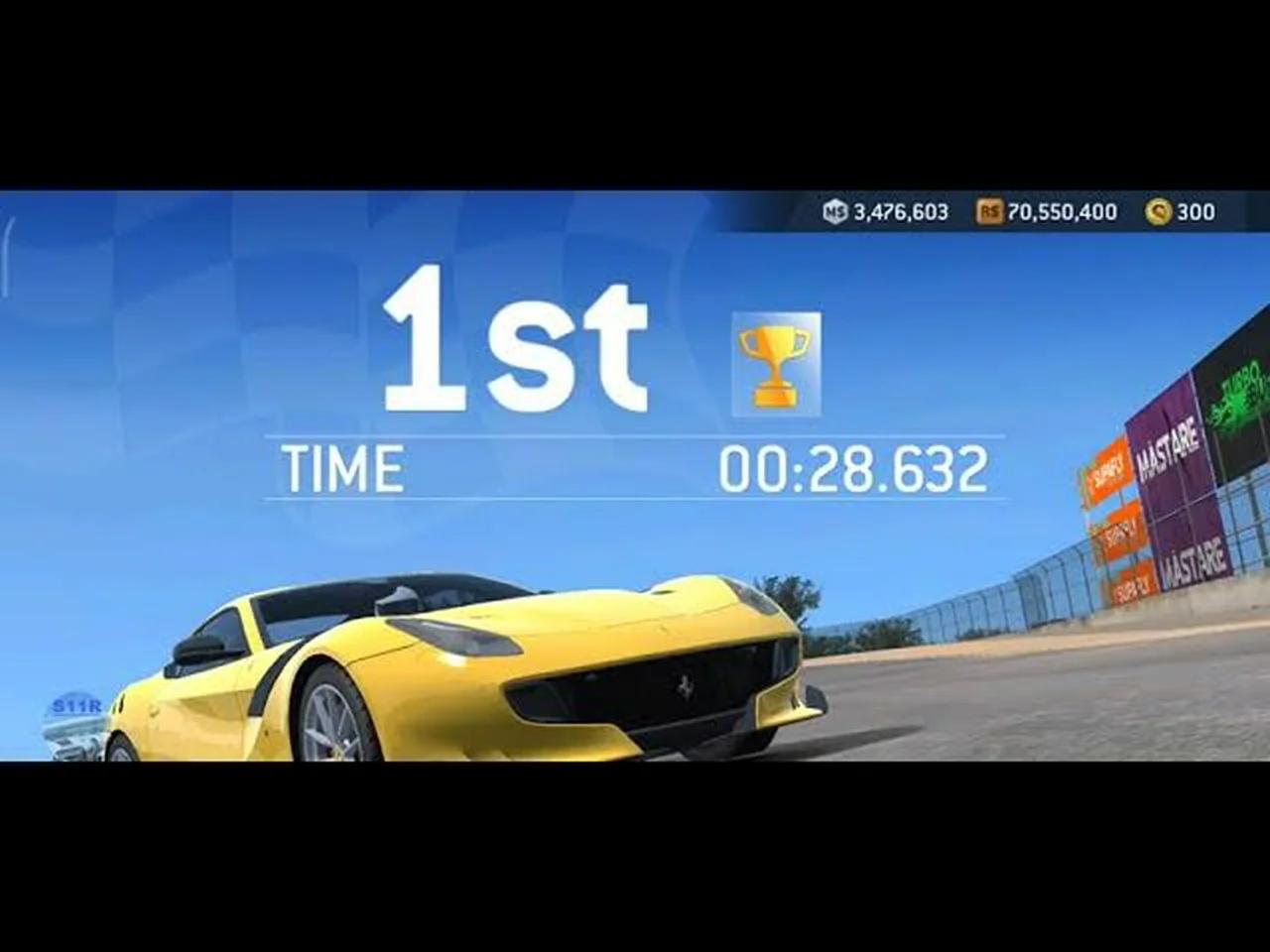 Real Racing 3–Exclusive Series–Ferrari F12TDF–Tiers 13, 14, 15, 16