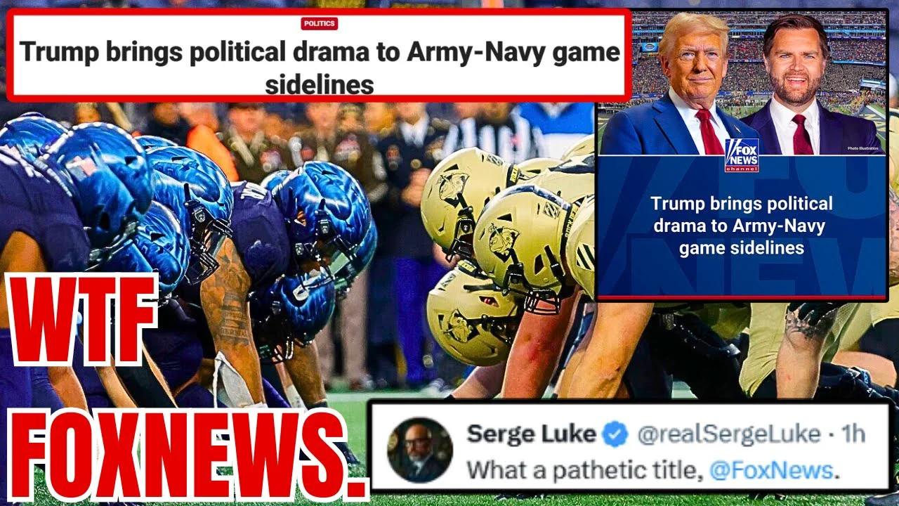 Fox News SMASHED After BRUTAL HEADLINE Against TRUMP for 'POLITICAL DRAMA' at Army Navy Game!