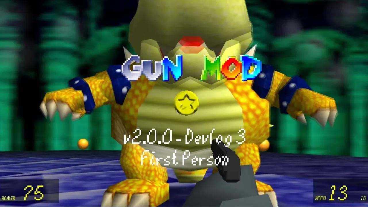 sm64ex-coop Gun Mod Devlog #3 - First Person