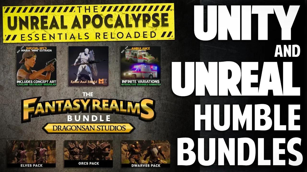 Unreal AND Unity Asset Bundles On Now!