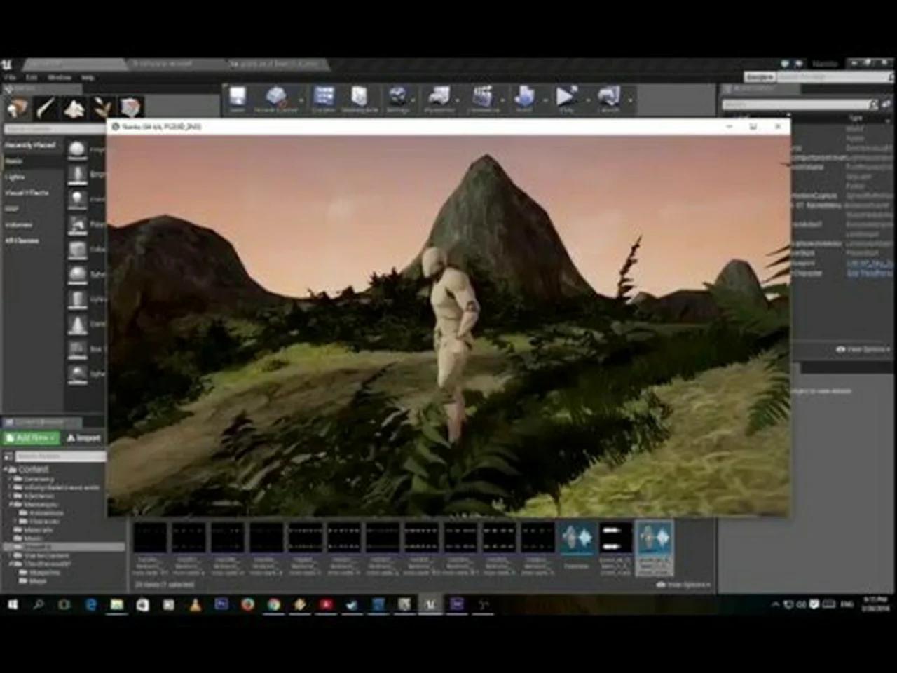 Unreal Engine - Game dev #1 - Adding soundFX and Music
