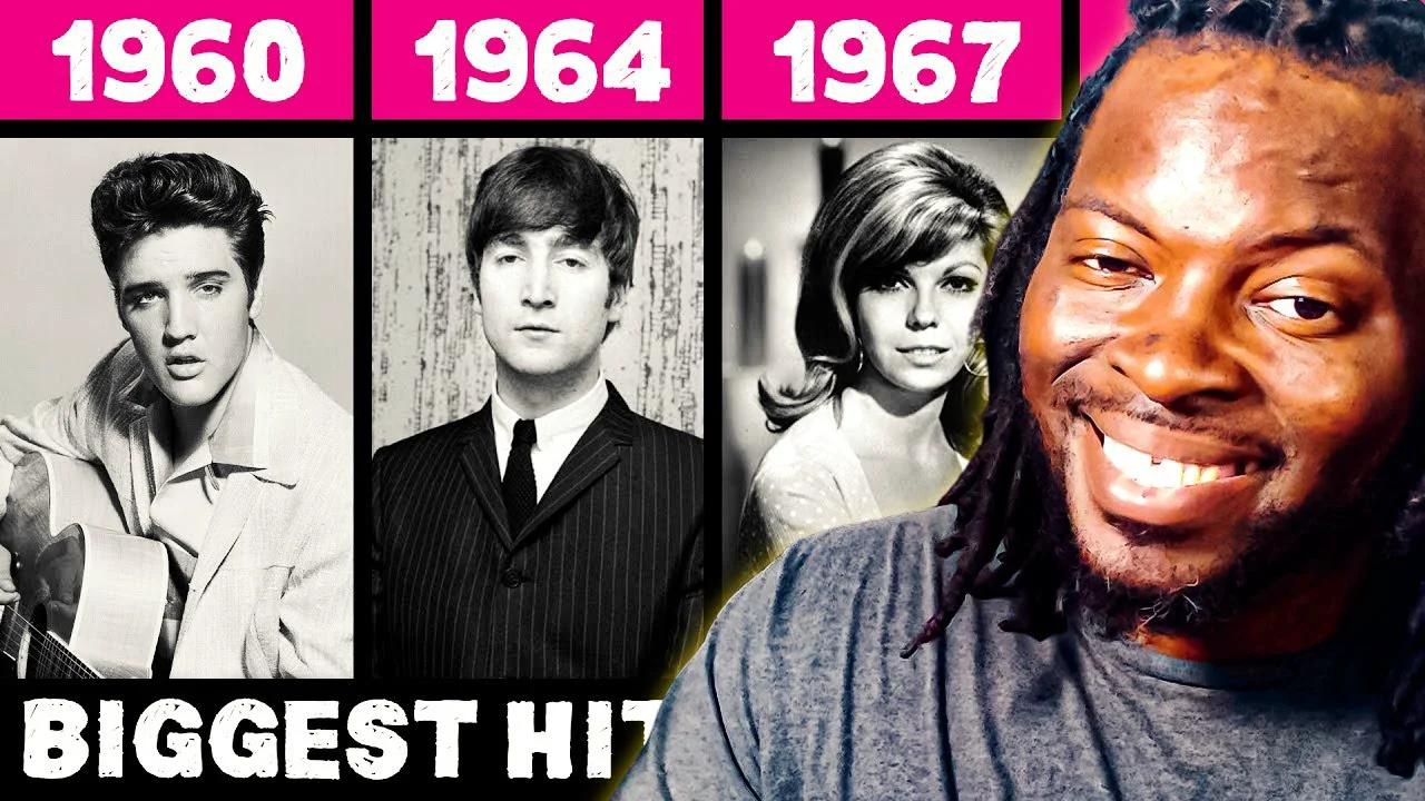 REACTING TO THE Most Popular Song Each Month in the 60s | REACTION