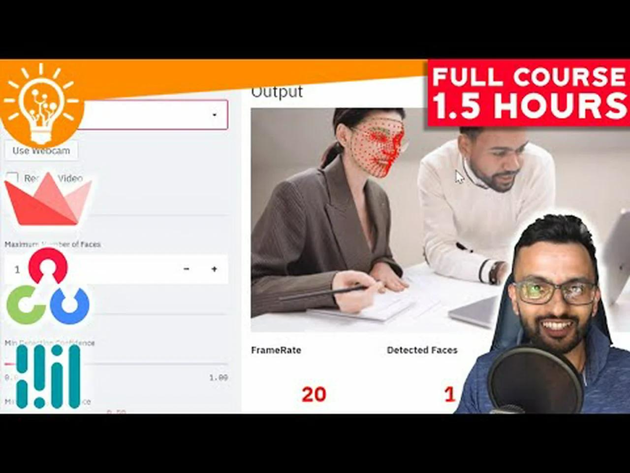 StreamLit Computer Vision User Interface Course | MediaPipe OpenCV Python (2021)