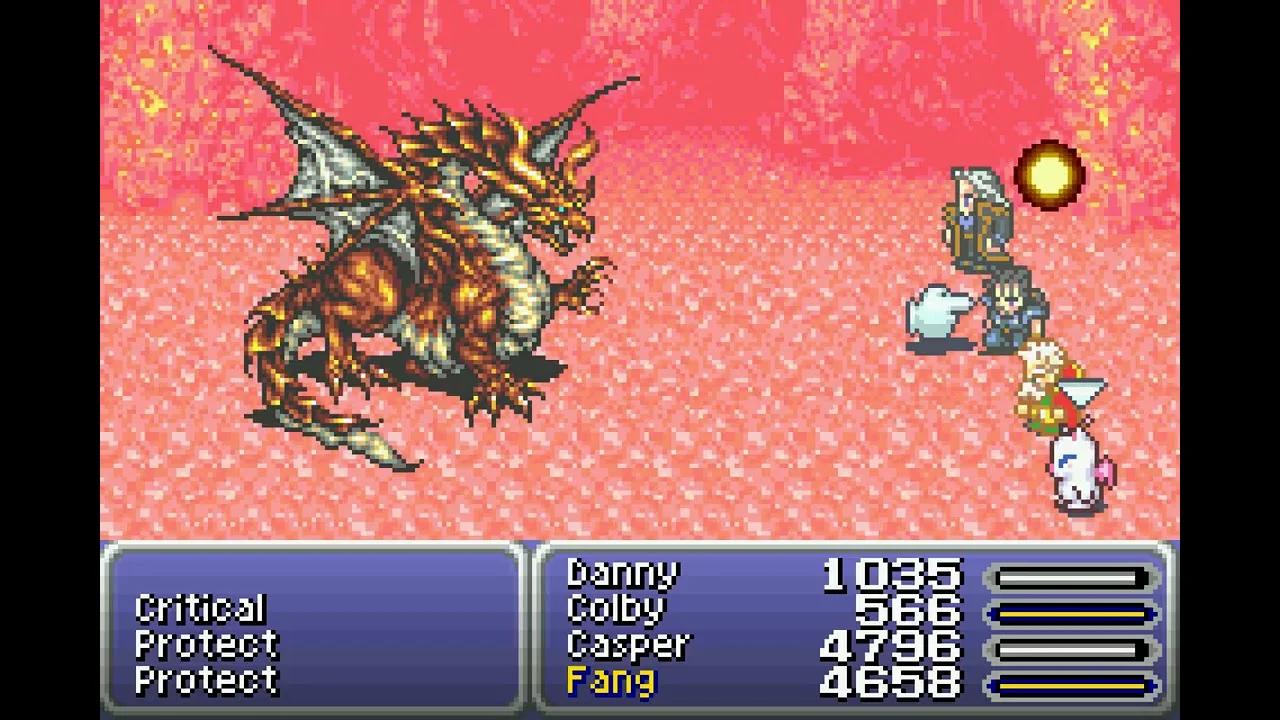 Final Fantasy VI Advance - Dragons' Den - Red Dragon (Rematch)