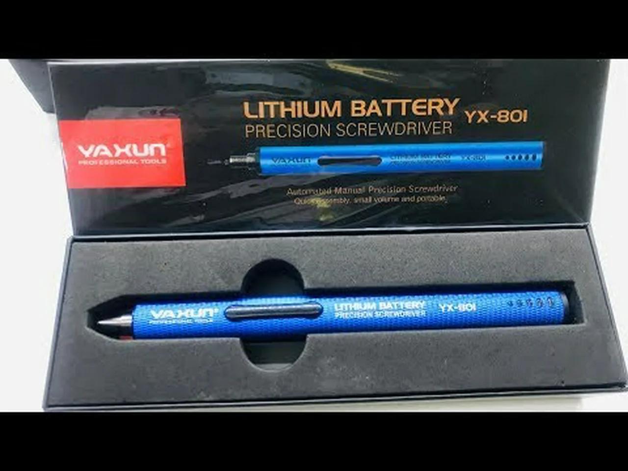 Unboxing y Review de destornillador eléctrico Yaxun YX-801 recargable