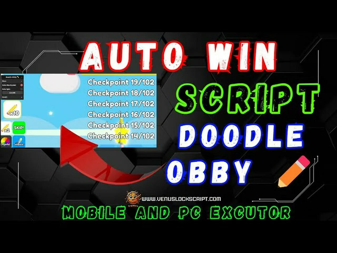 Doodle Obby Auto Finish Script | Roblox Scripts | Unlimited Coins | Working