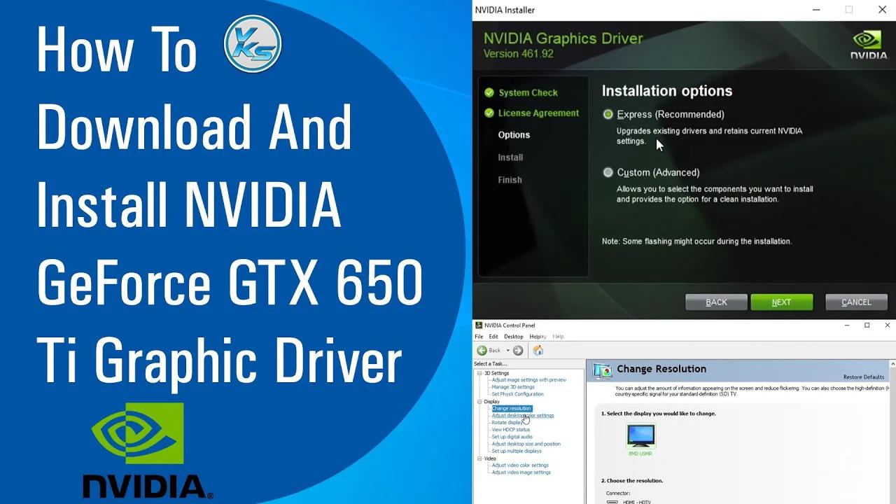 How To Download And Install Nvidia GeForce GTX 650 Ti Graphic Driver ...
