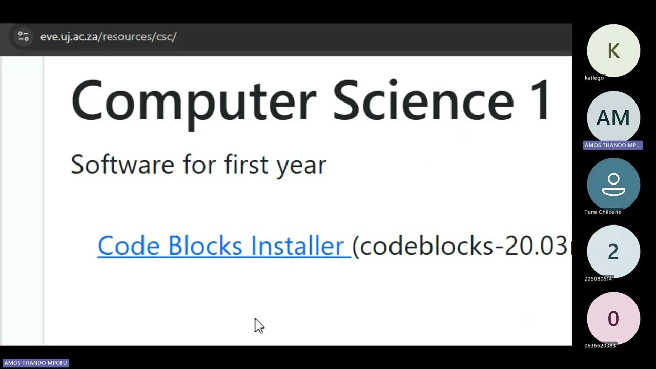 Computer Science 1A Lesson 00: Setting up codeblocks #howto # ...