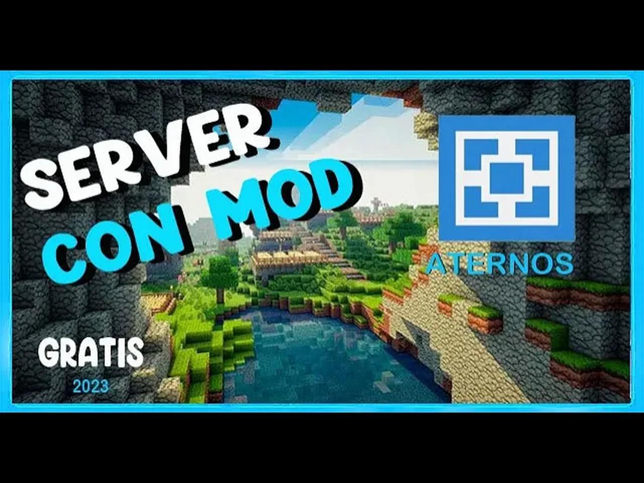 Como CREAR UN SERVER CON MODS EN ATERNOS 2022