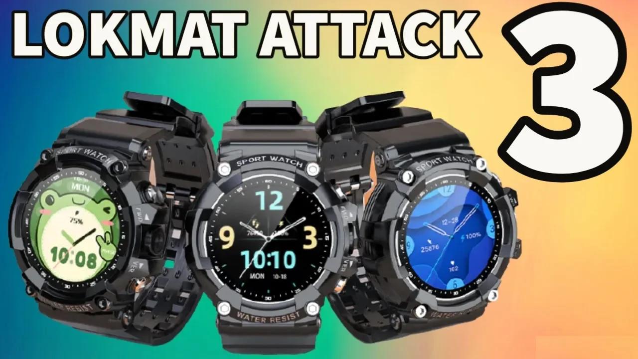 Smartwatch Lokmat Attack 3 Smart Watch Sport Fitness Tracker Heart Rate ...
