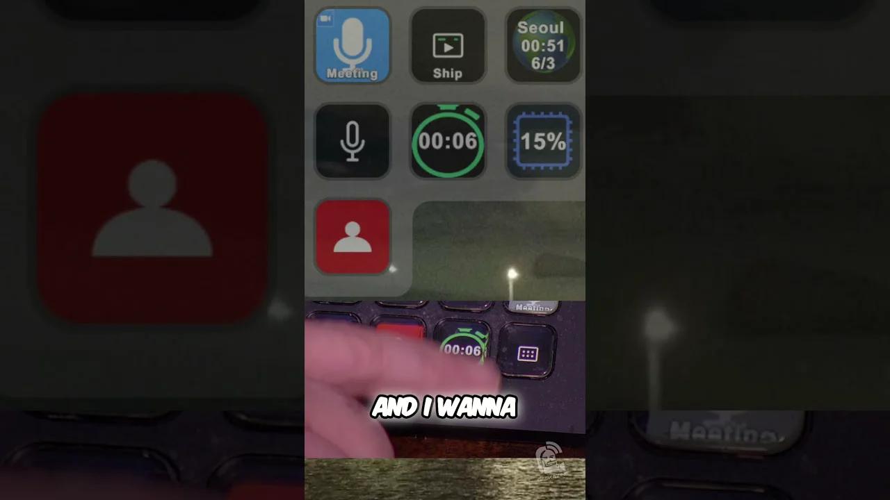 Stream Deck Virtual Buttons for Monitoring