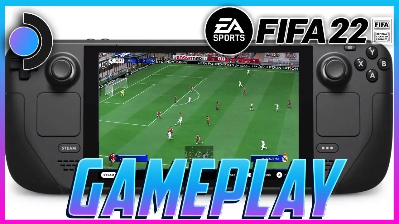 FIFA 22 Steam Deck Gameplay - Runs Great On Steam Deck