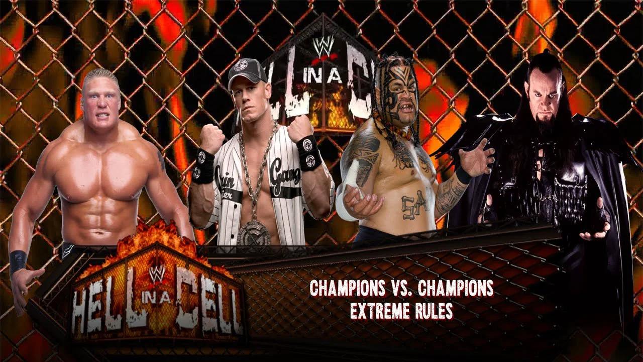 Who Win This Double Title Match Umaga, Undertaker, John Cena, Brock ...