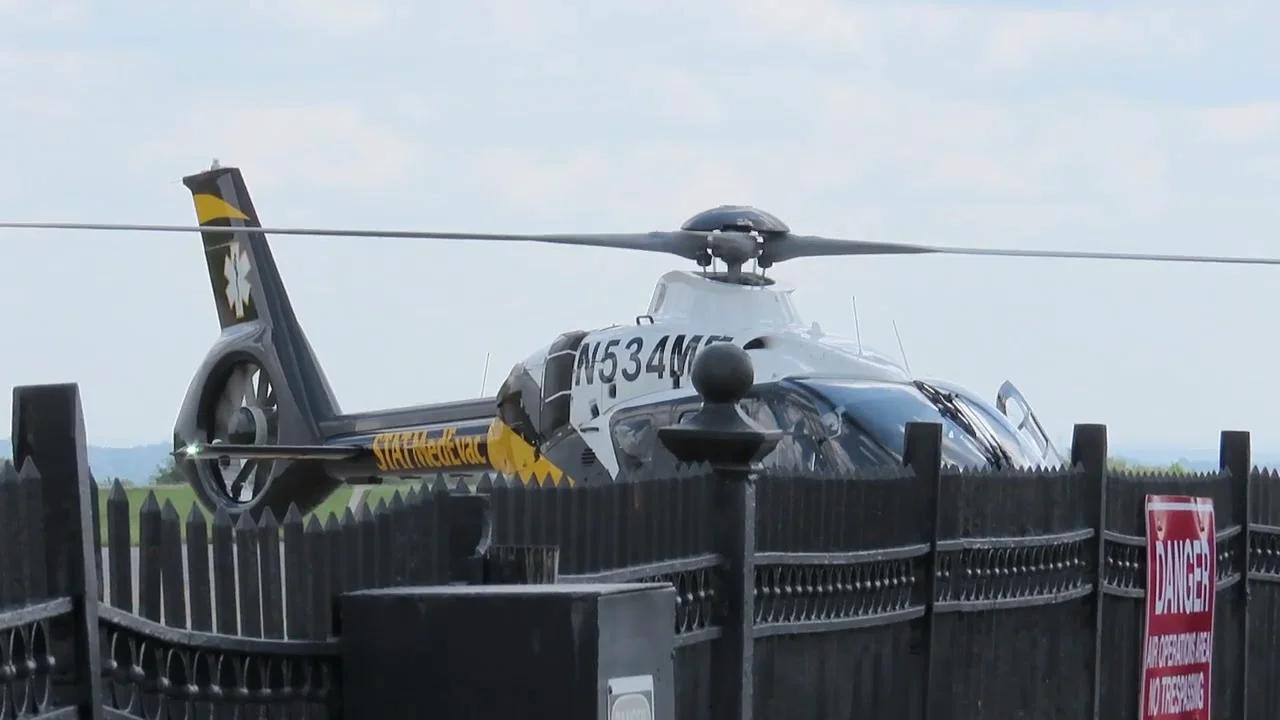 N534ME - STAT MedEvac 14 Landing