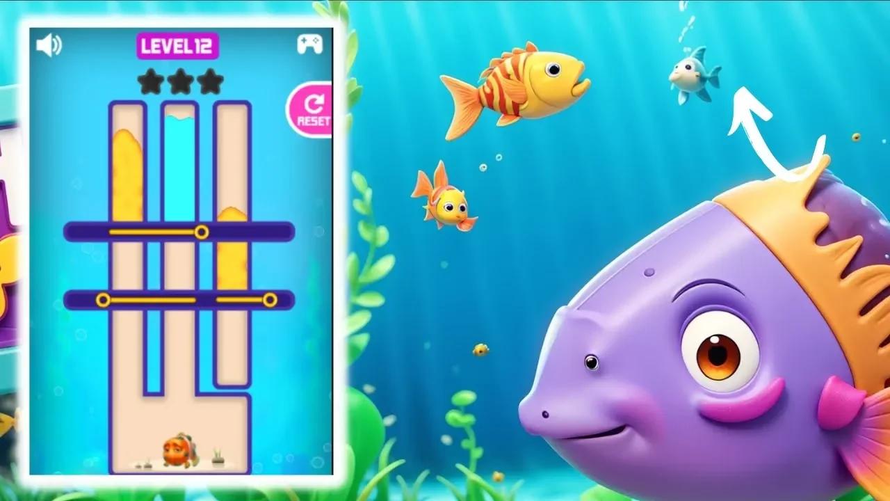 Fishdom 2 Level 1 - 12 Walkthrough | Save Fish