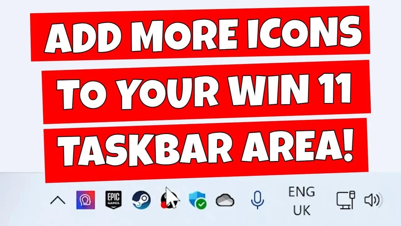 How To Add More Windows 11 Icons To The Taskbar Overflow