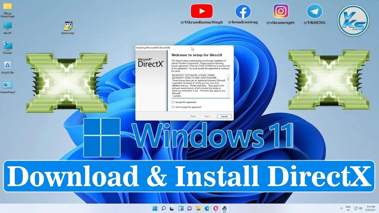 How To Download And Install DirectX On Windows 11 | DirectX End User Runtime Web Installer