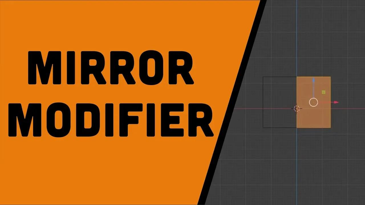 Blender Mirror Modifier Kullanimi Simetrik Çalışma Blender Modifier Türkçe