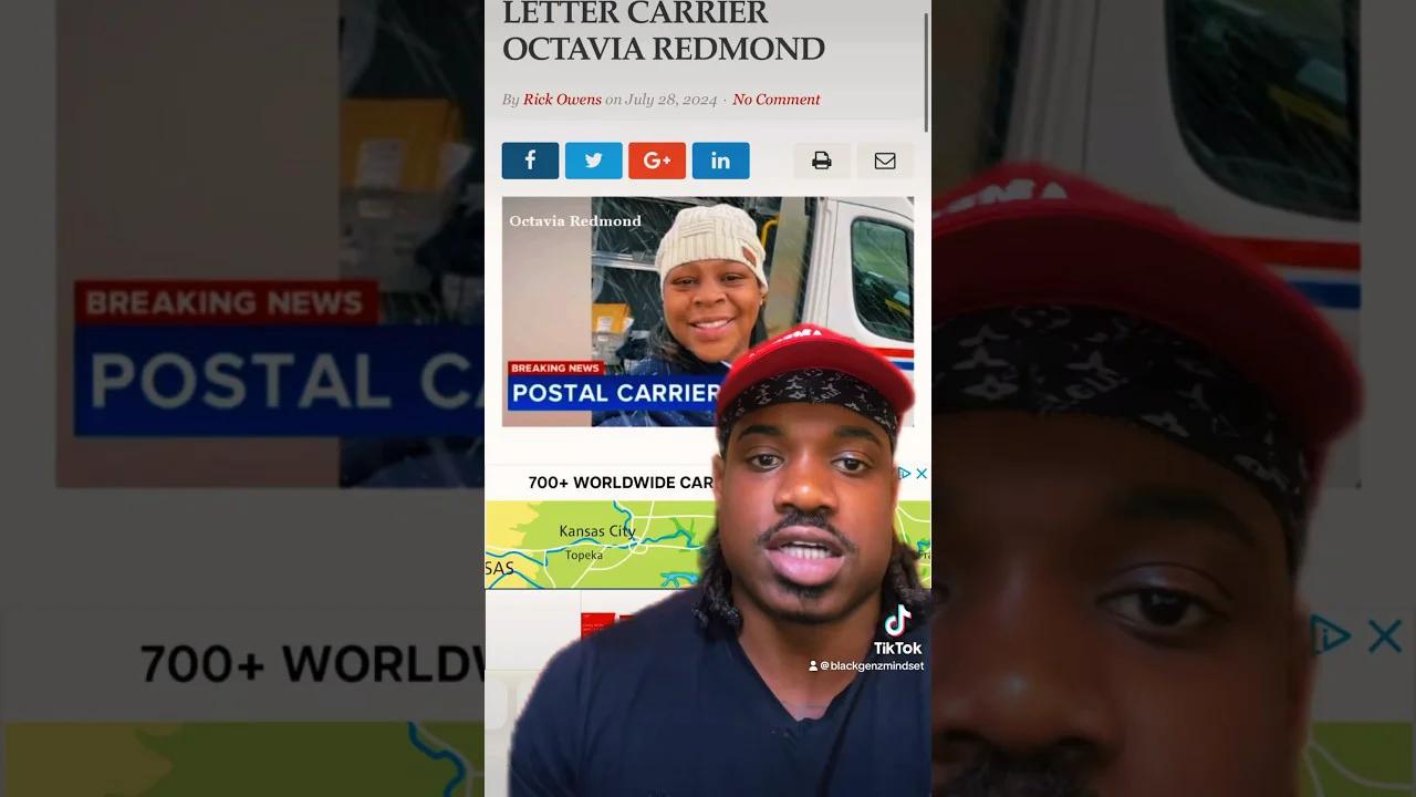 Black Female Postal Worker Octavia Redmond Ambushed In Targeted Attack ...