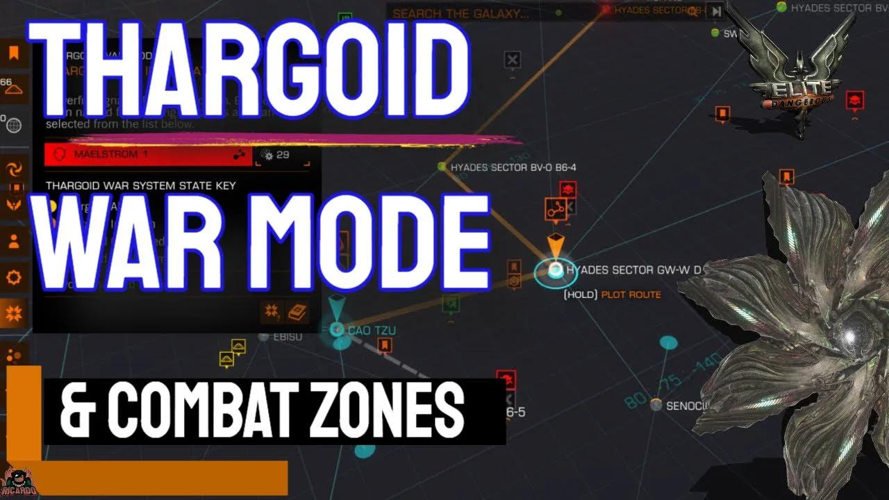 UPDATE: New Combat Zones & Elite Dangerous Thargoid War Mode!
