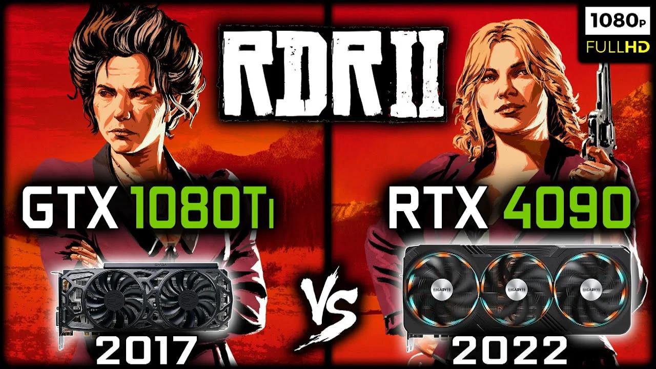 GTX 1080 Ti vs RTX 4090 in Red Dead Redemption 2 | 1080p - Benchmark