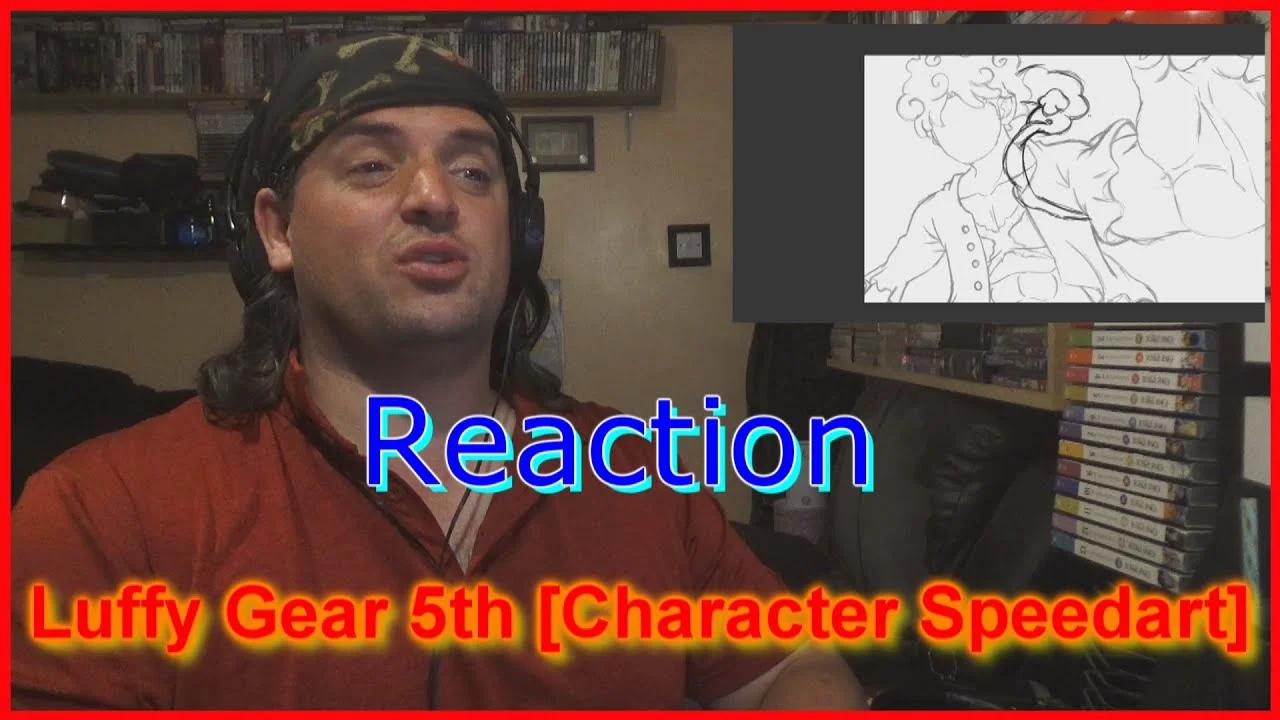 freaky's reaction: Luffy Gear 5th [Character Speedart]