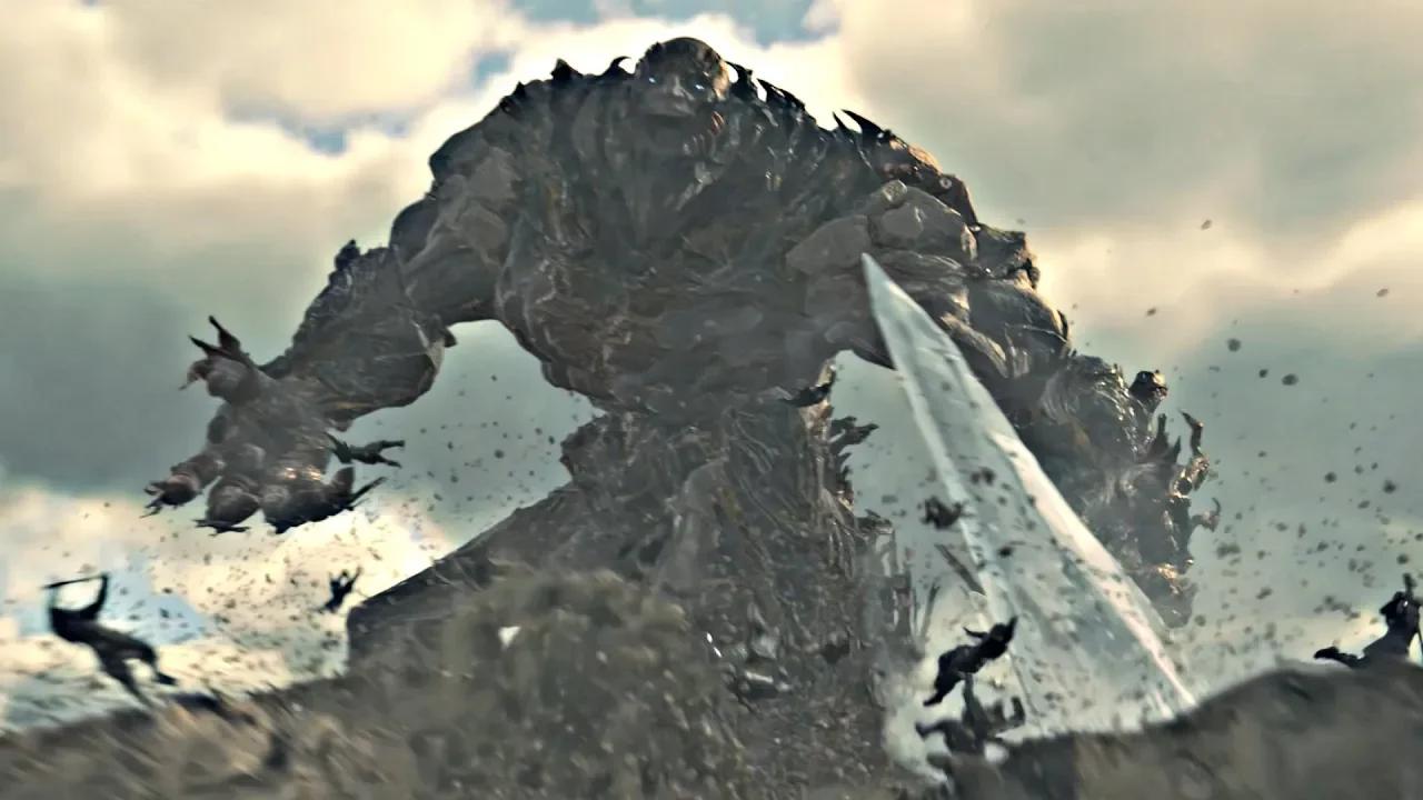 TITAN Summon Vs Whole ARMY Battle Scene (4K 60FPS) Final Fantasy 16 ...