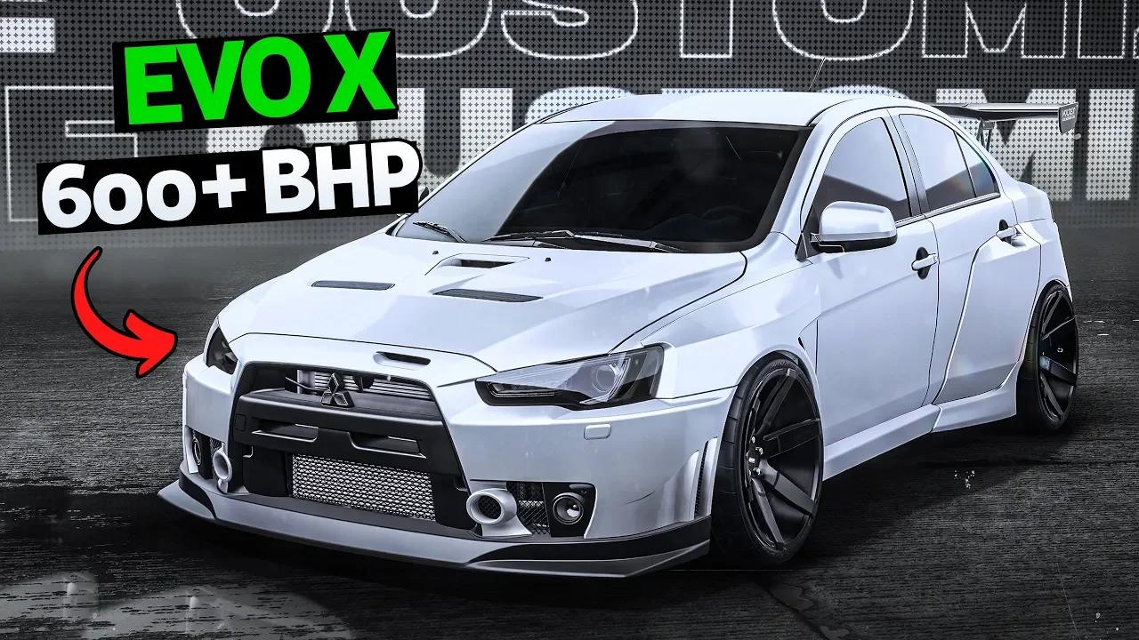 Need for Speed Unbound Gameplay - Mitsubishi Lancer Evolution X Customization | Max Build S+