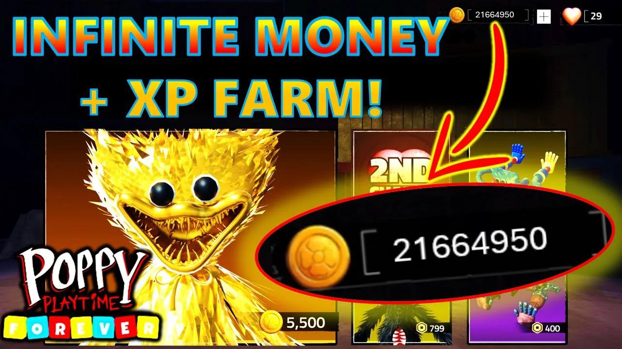 ROBLOX POPPY PLAYTIME: FOREVER - INFINITE MONEY and XP FARM!