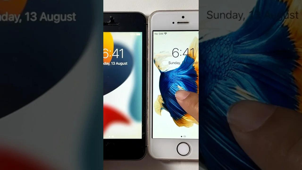 iPhone SE iOS 15.7.8 vs iOS 15.7.3