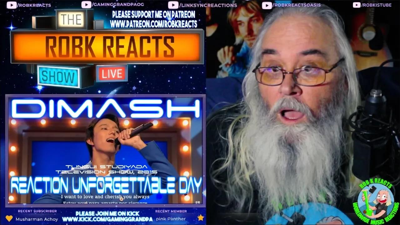 Dimash Reaction Unforgettable Day~"Tungui Studiyada" Television Show ...