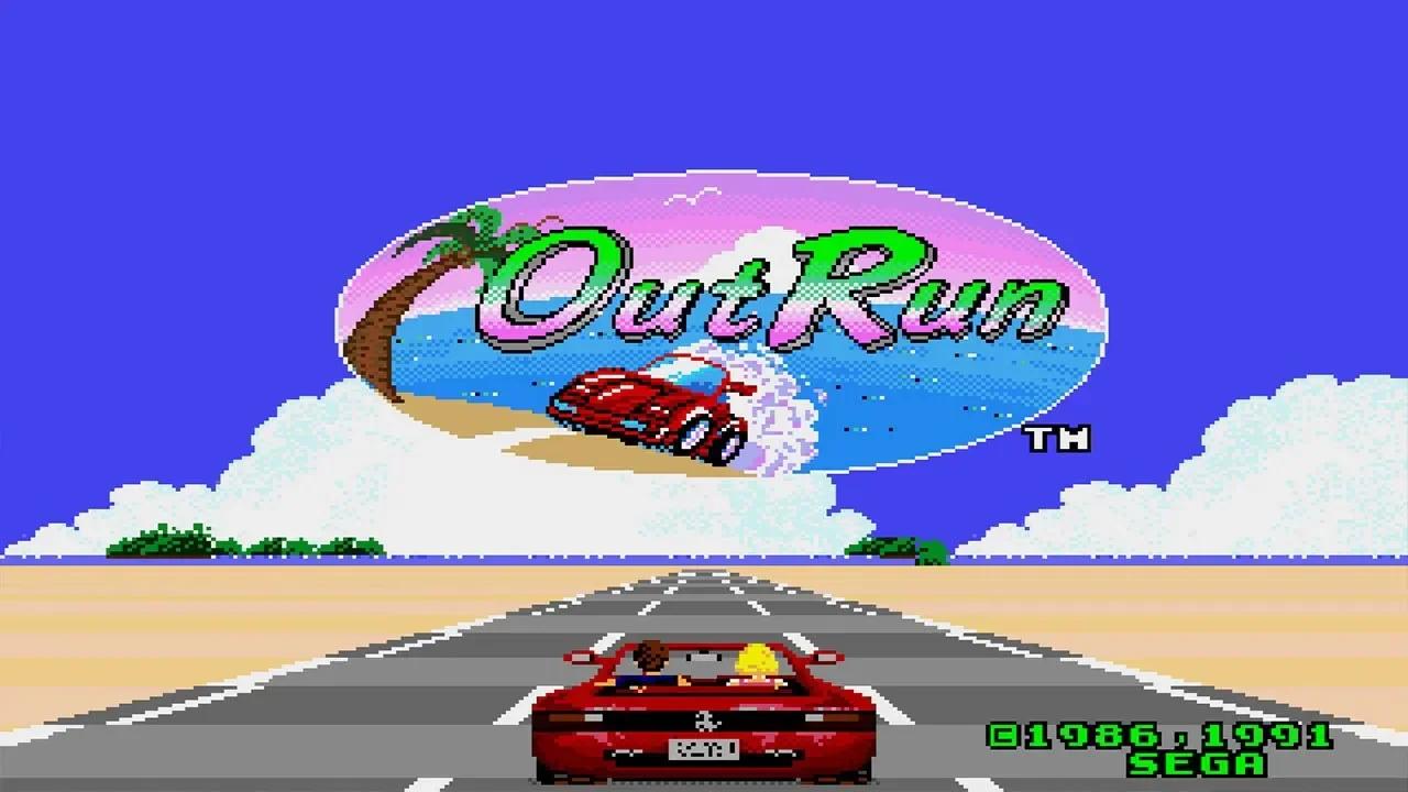 OutRun - Classic Racing Action on Sega Genesis (4K 60fps) - Pro Mode