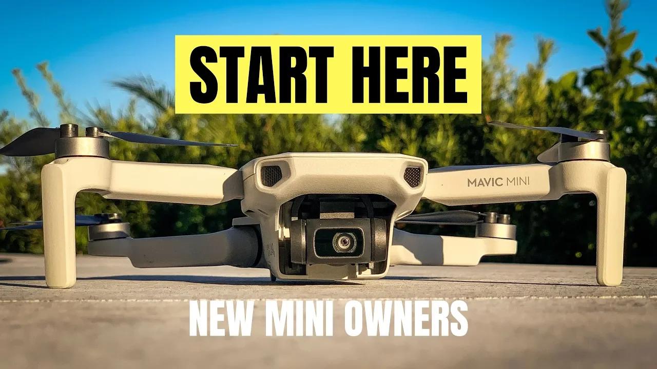 MAVIC MINI PREFLIGHT SETUP (first time) 🔴 DJI MAVIC MINI FULL BEGINNERS ...