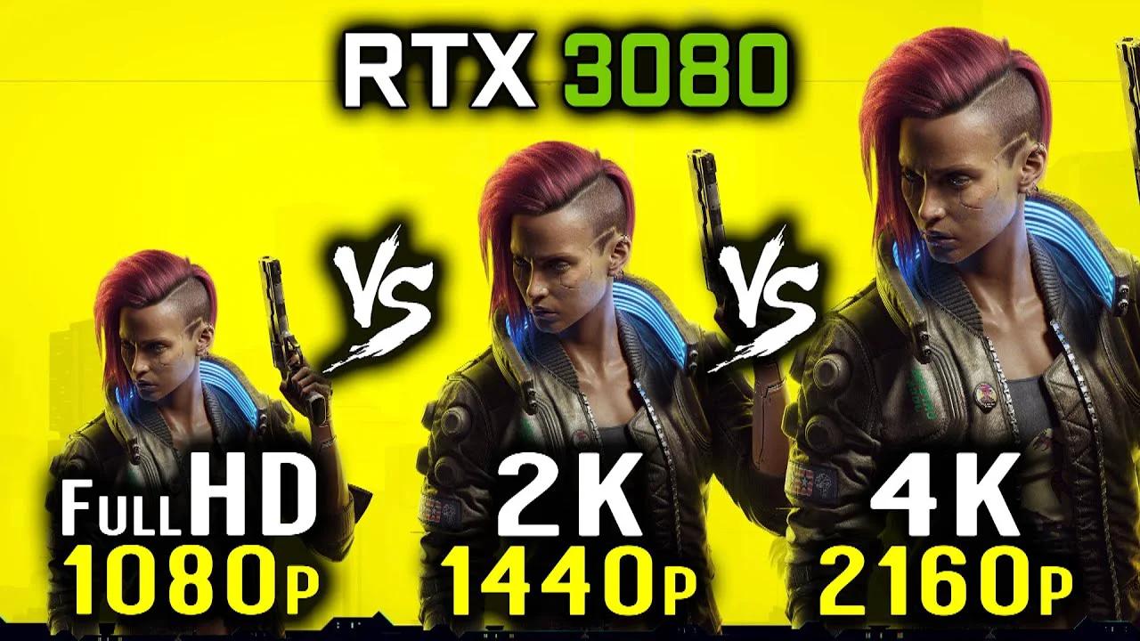 Cyberpunk 2077 - 1080p vs 1440p vs 2160p 4K | RTX 3080 - HD vs 2K vs 4K ...