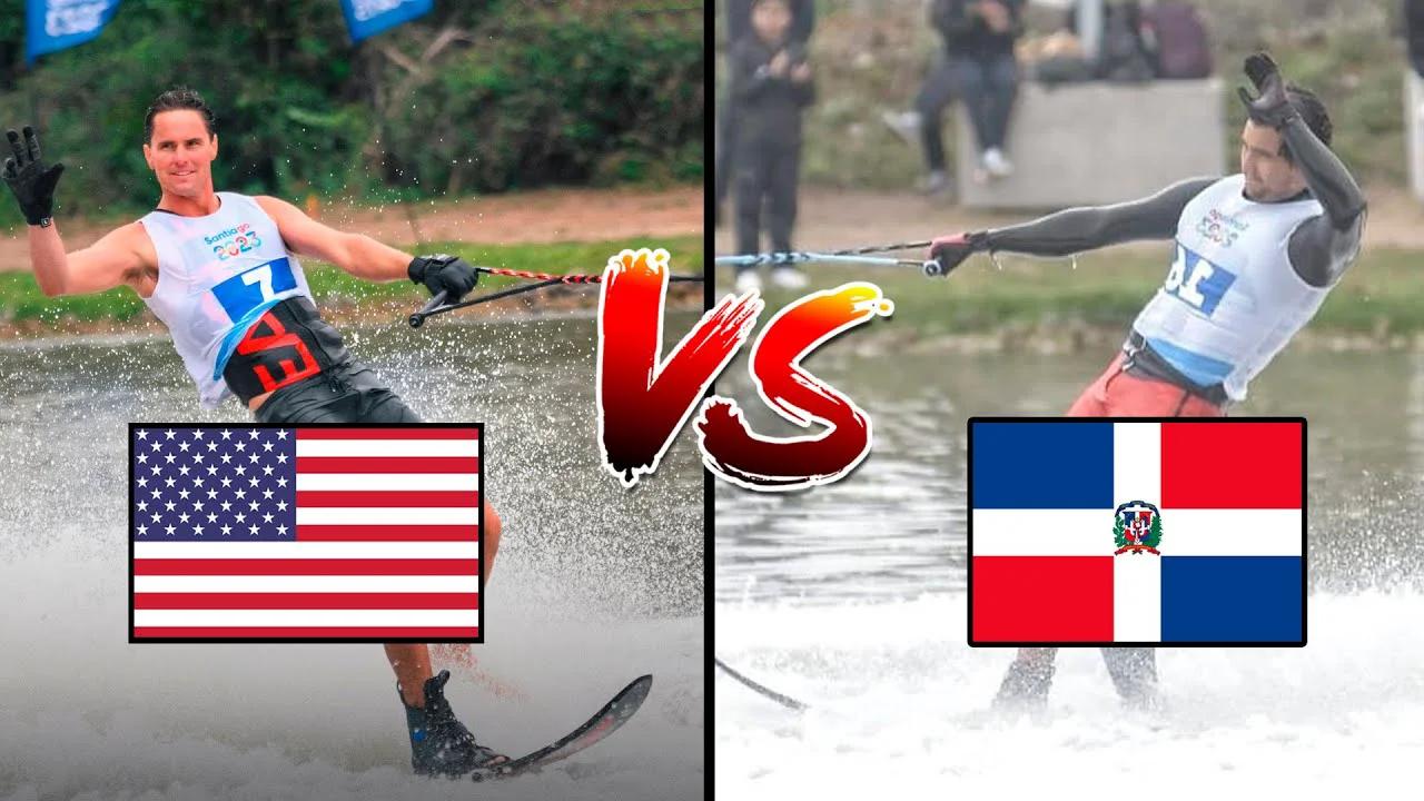 Nate Smith 🇺🇸 vs Robert Pigozzi 🇩🇴 en Slalom por el oro 🥇 Juegos ...
