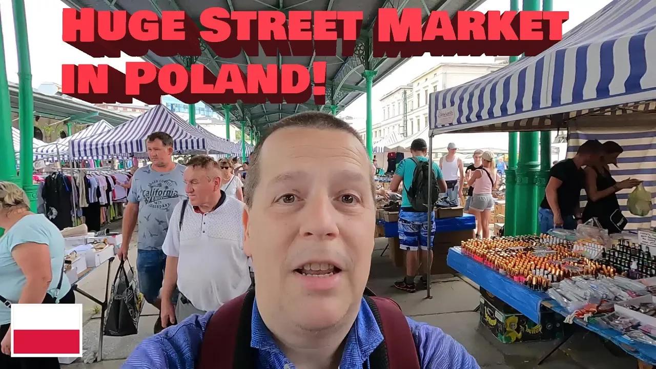 The LARGEST STREET MARKET in POLAND is located in an Old Train Station.