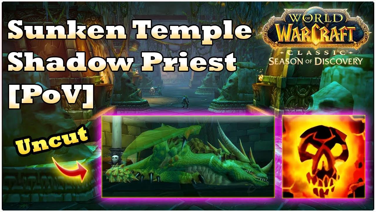 Sunken Temple Raid Shadow Priest Gameplay [WoW SoD Phase 3]