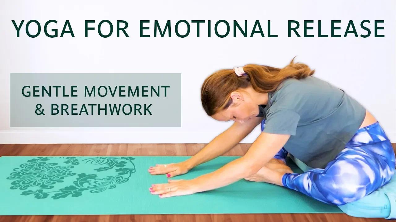 15 Minute Yoga for Emotional Release & Gentle Breath Work | Destress ...
