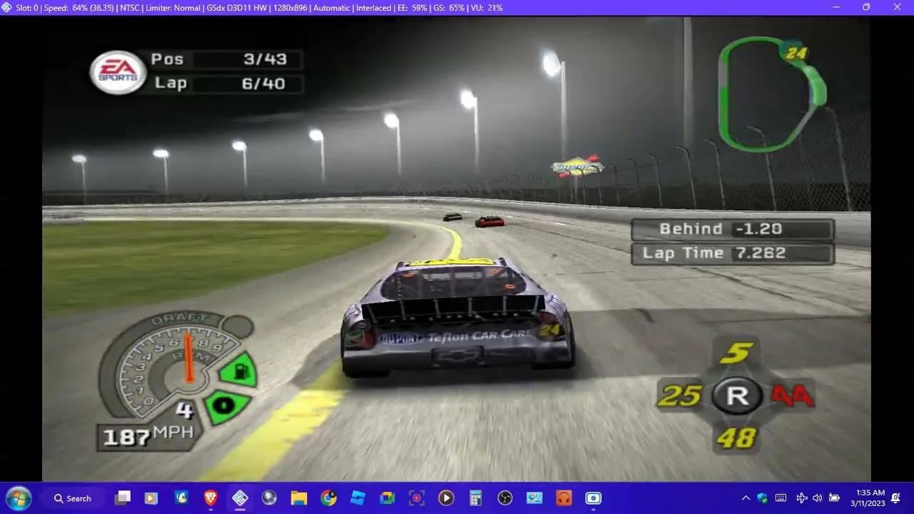 Sonic Gaming Sonic Hedgehog Plays Nascar 06 Total Team Control Race At ...