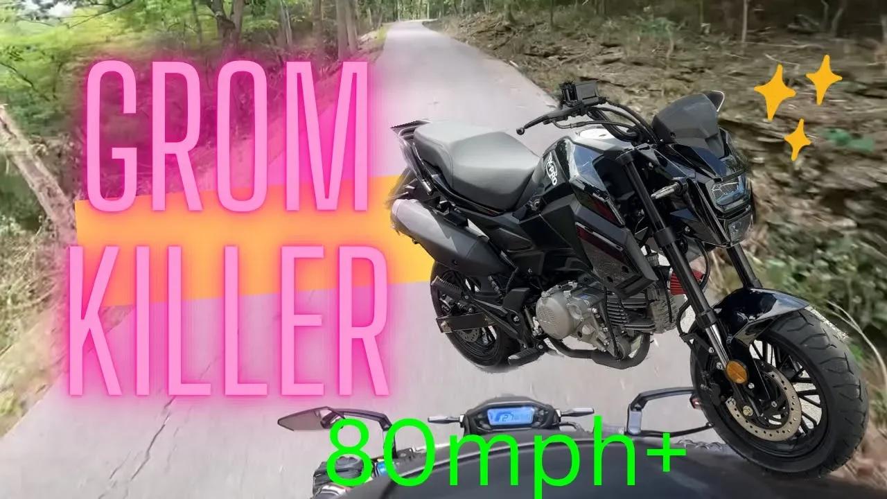 Riding a Honda Grom Clone on a Hot Day | Summer Fun on Two Wheels!