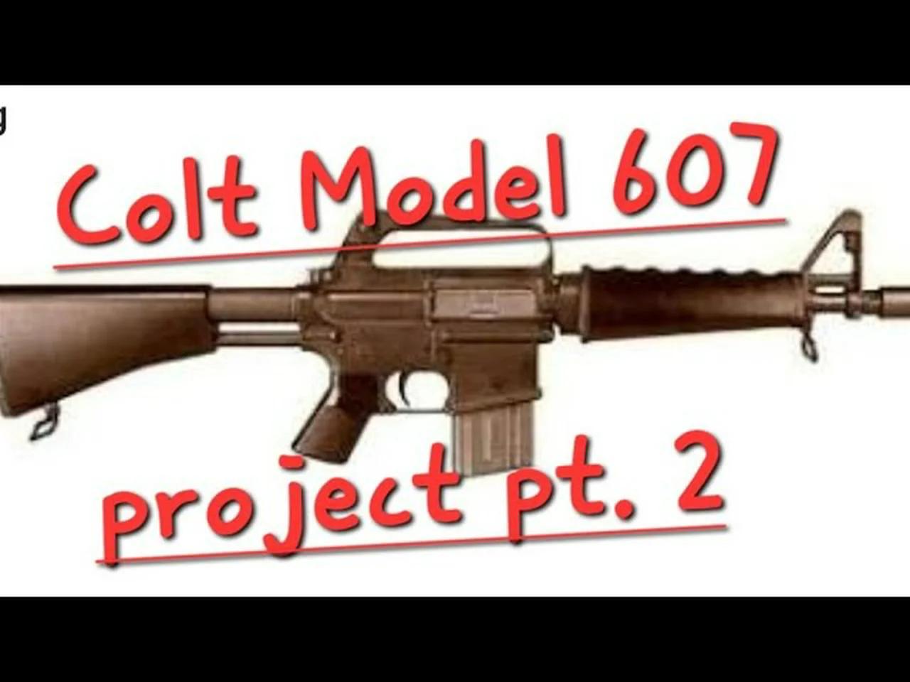 Colt Model 607 Project pt. 2