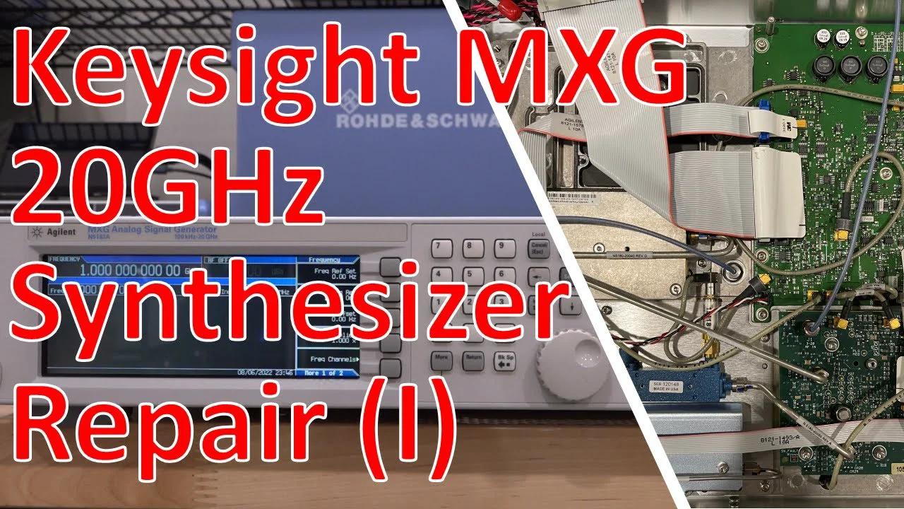 TSP #211 - Teardown, Repair & Analysis of a Keysight 20GHz MXG Analog RF Signal Generator (Part 1)