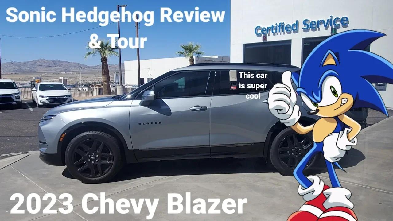 Sonic Hedgehog Review & Tour Of 2023 Chevy Blazer (Findlay Chevrolet)