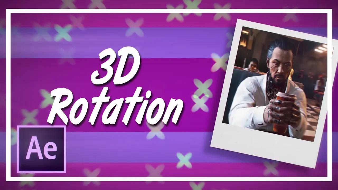 3D Rotation Transition || After Effects [Tutorial]