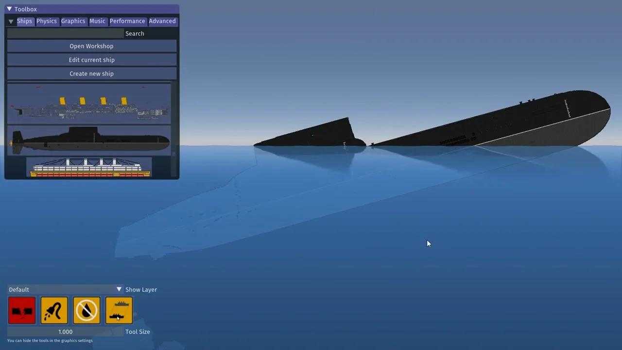 Sinking Simulator - Sinking a Typhoon Class Submarine