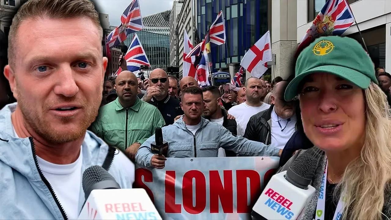 Tommy Robinson holds huge 'Expose the Agenda' rally in London