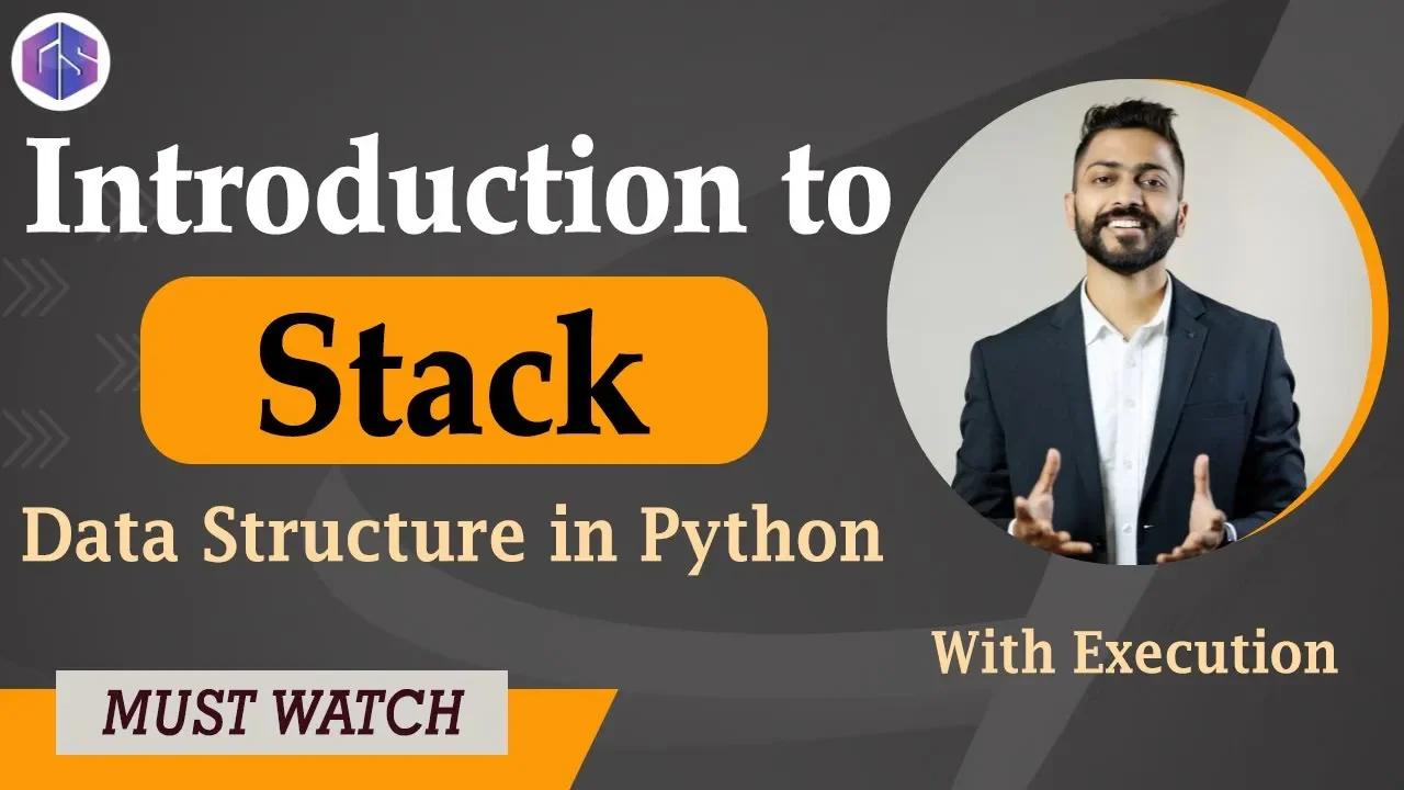 Stack In Python 🐍 Data Structure In Python With Execution 👩‍💻 