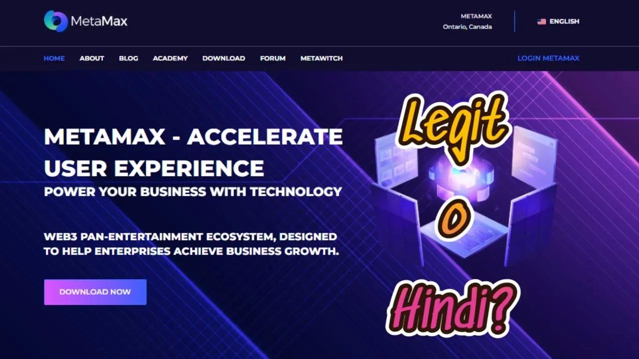 Metamax my honest opinion