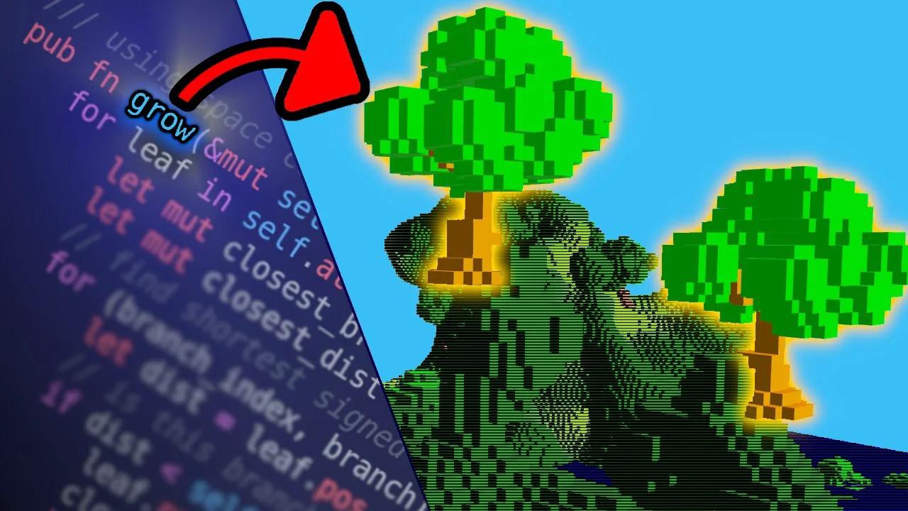 Procedual Voxel Tree Generation - Rust Game
