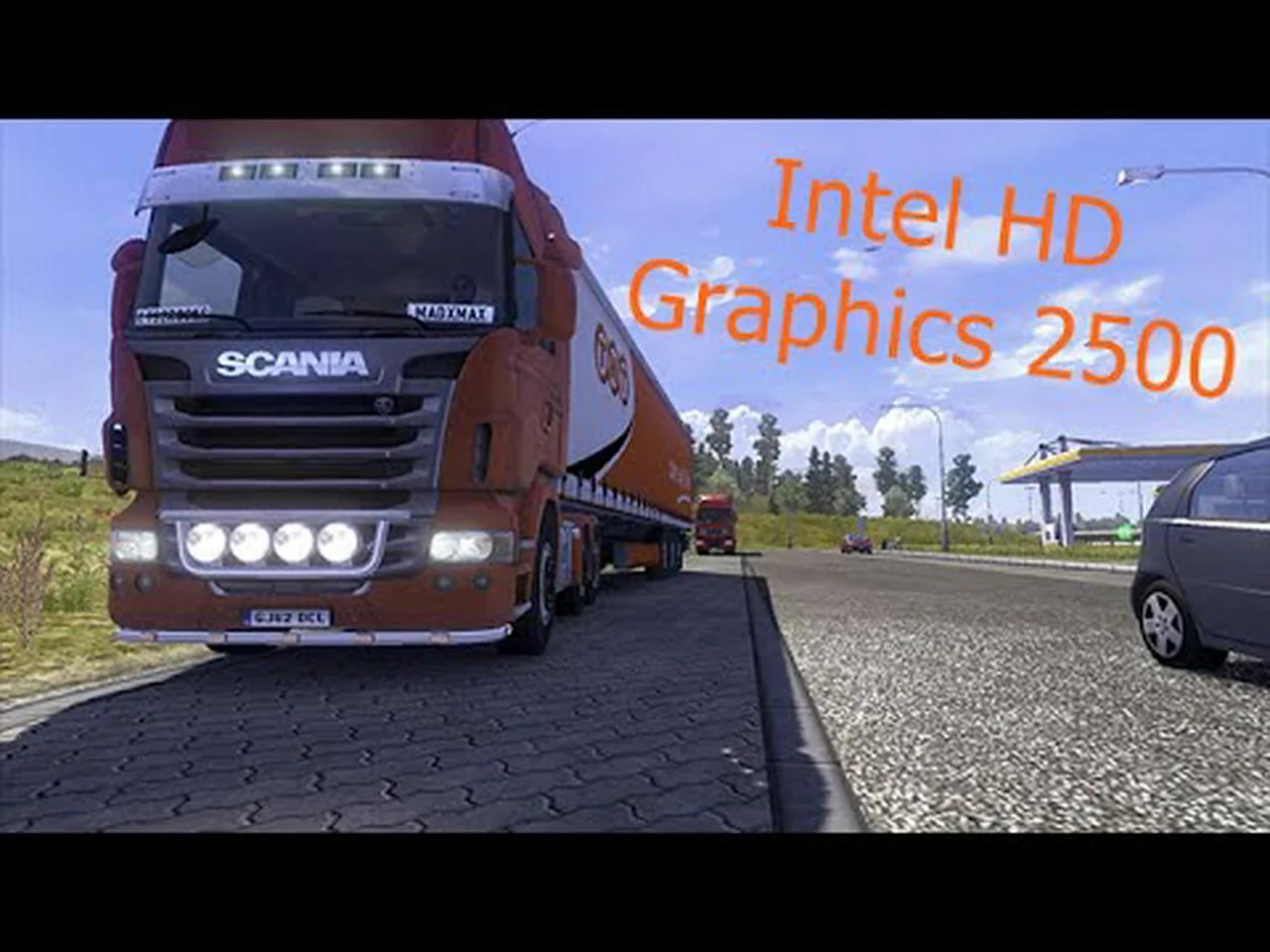 Euro Truck Simulator 2 placa de vídeo onboard [Intel HD Graphics 2500]